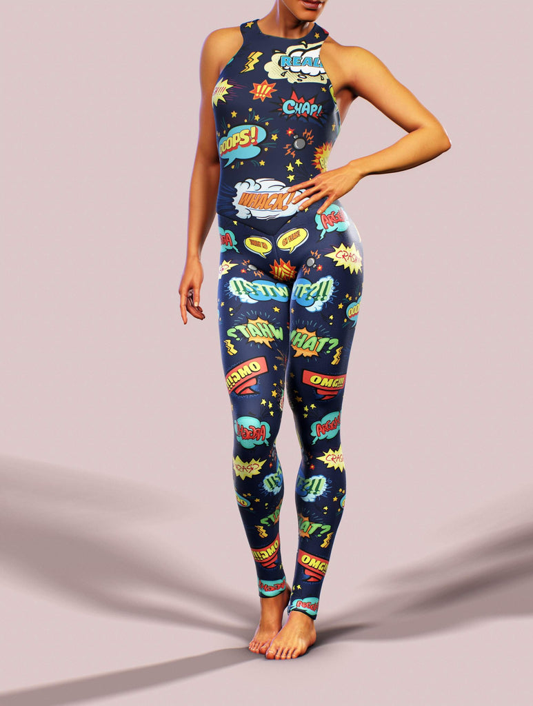 Cosmic Comics Costume | Unitard | Full Jumpsuit | Activewear ...