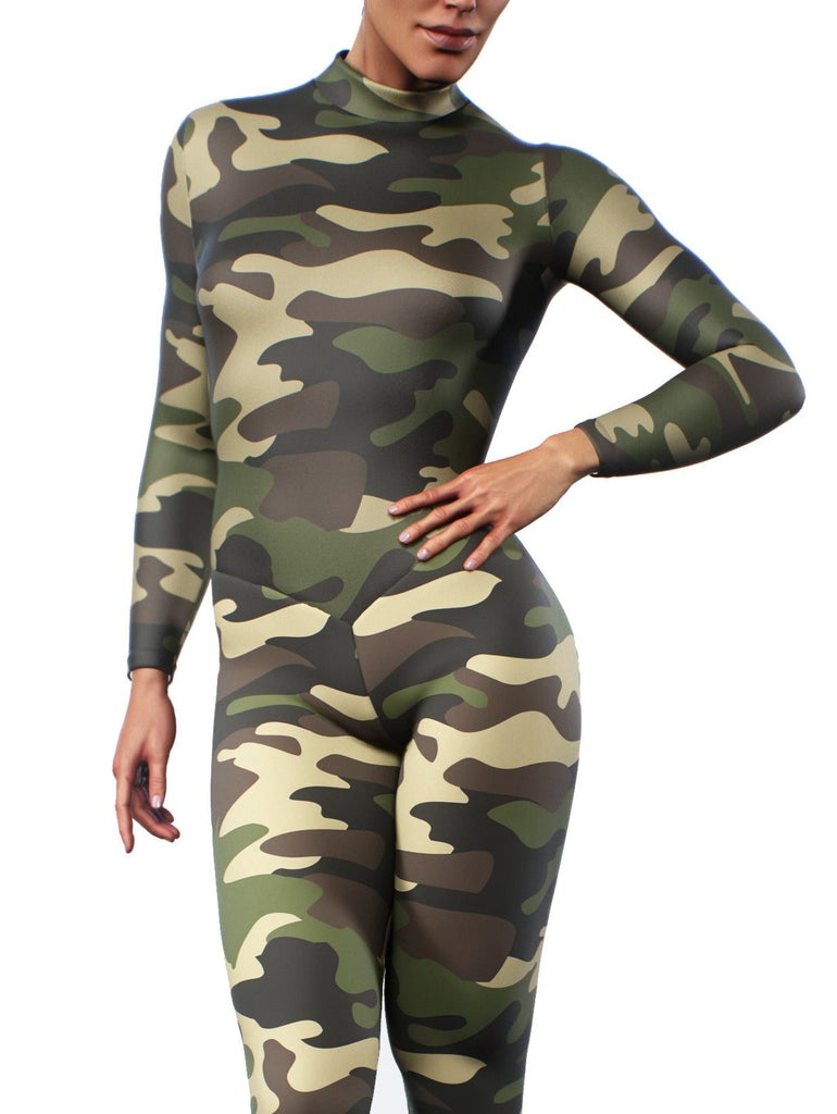Military Green Unitard – bootysculpted