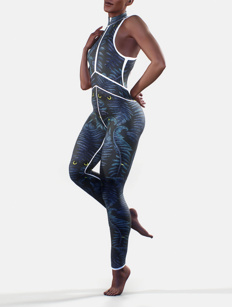 Dark Forest Unitard | Halloween Women's Mystic Eyes Shaping Catsuit ...