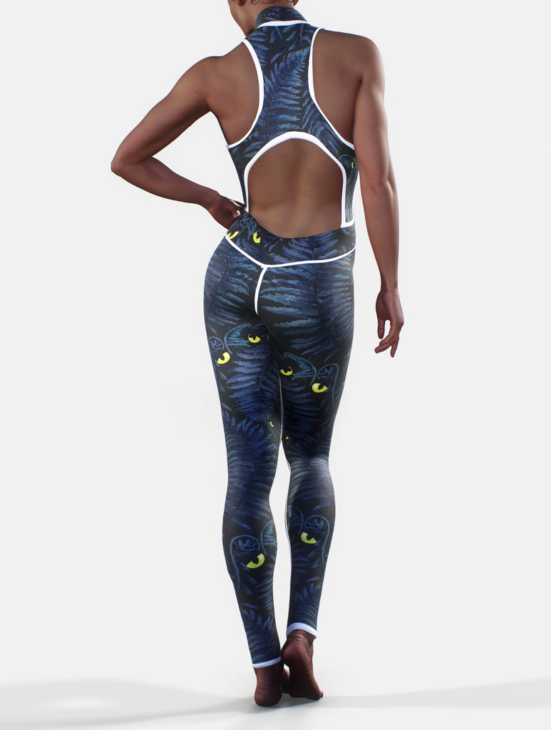 Dark Forest Unitard | Halloween Women's Mystic Eyes Shaping Catsuit ...